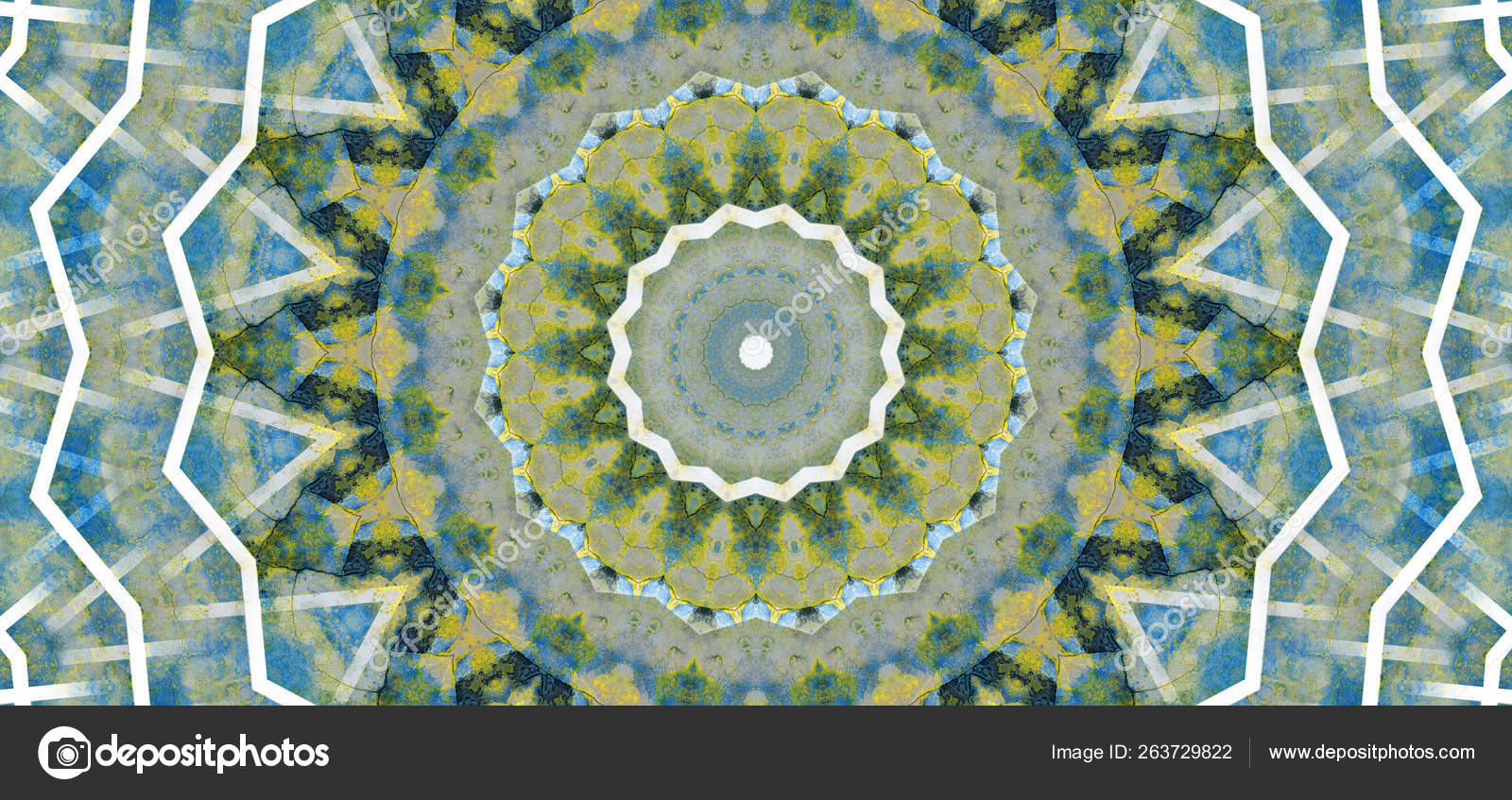 Grunge Color Texture Symmetrical Pattern — Stock Photo © Toluk #263729822