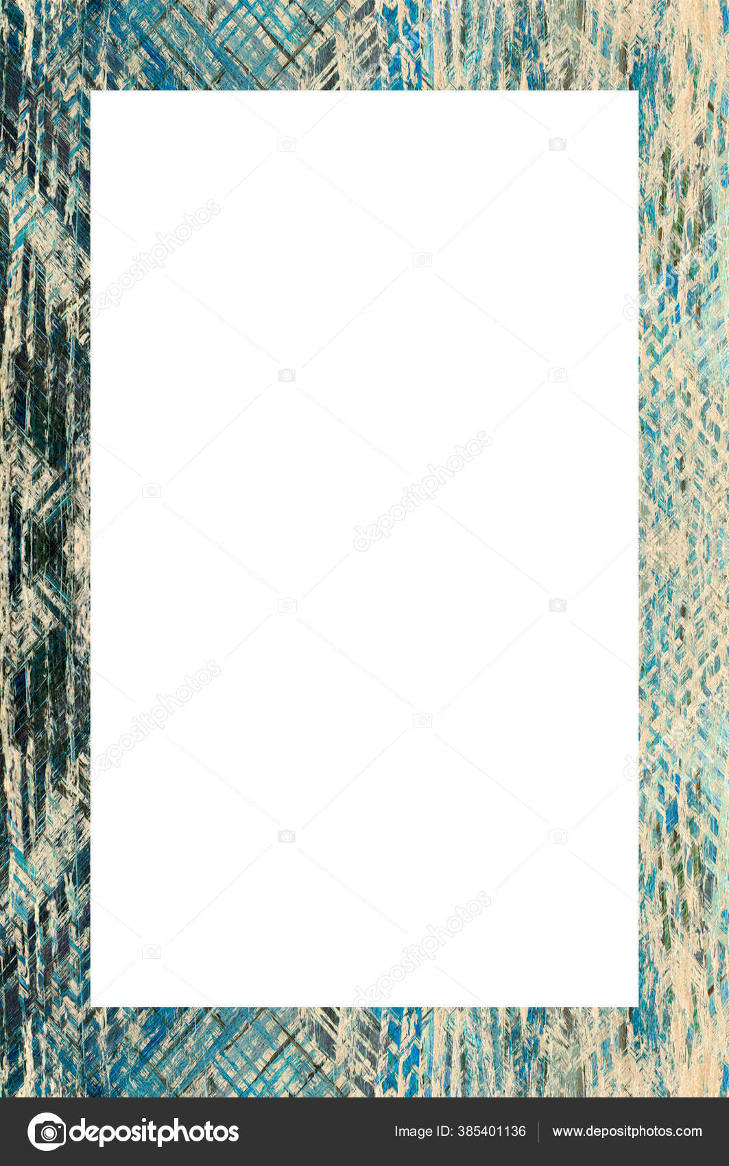 Old Painted Frame Retro Pattern — Stock Photo © Toluk #385401136