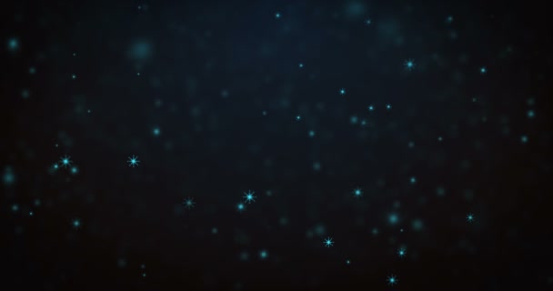 Loop moving blue star particles background Stock Video Footage by ...