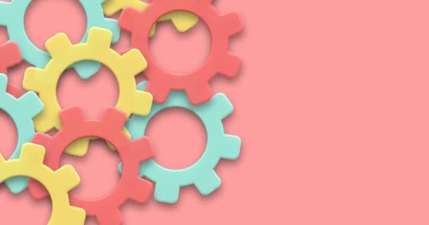 Rotate cogs gear motion background — Stock Video © trambo #237533204