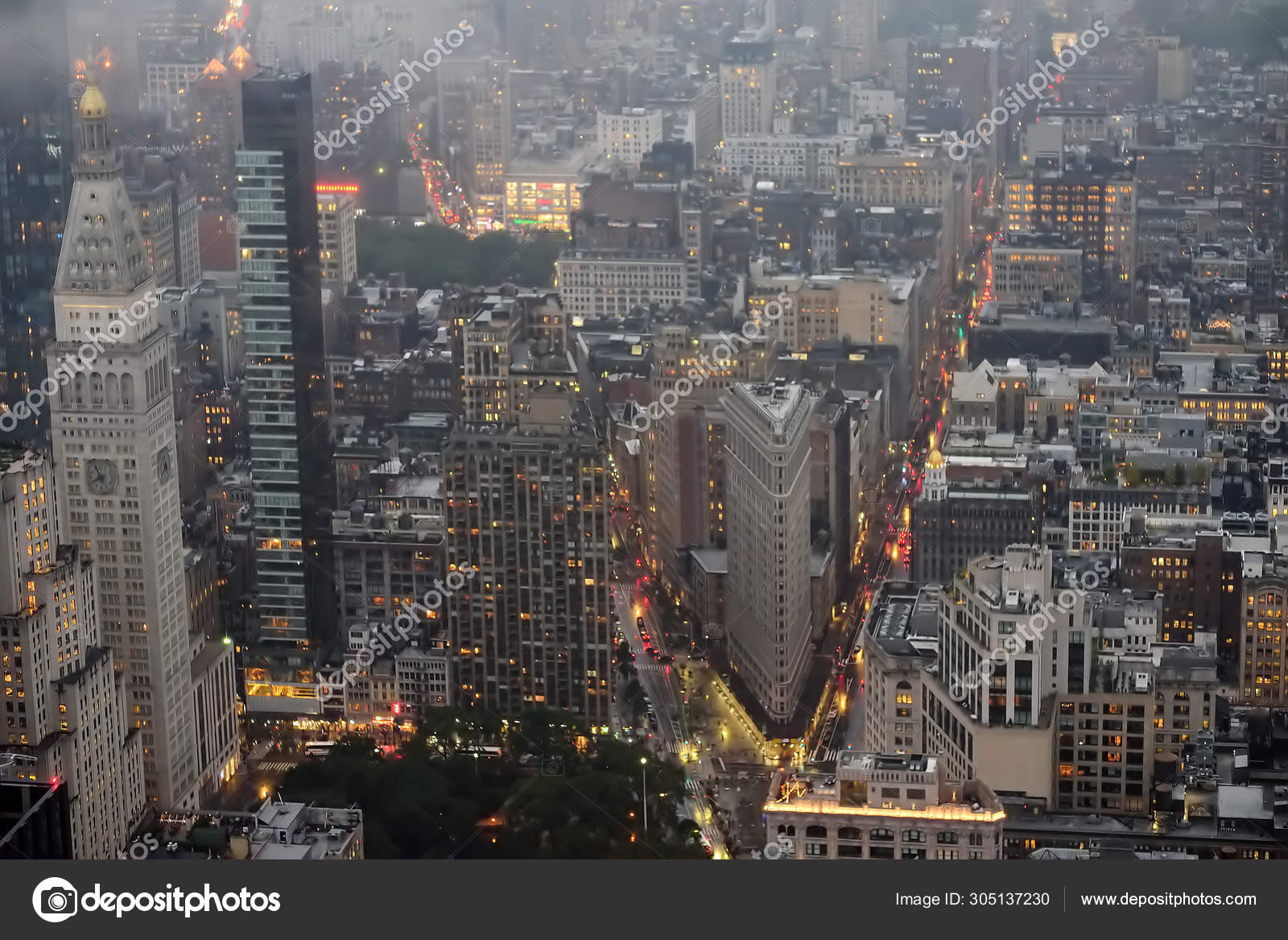 Skyscrapers Top View