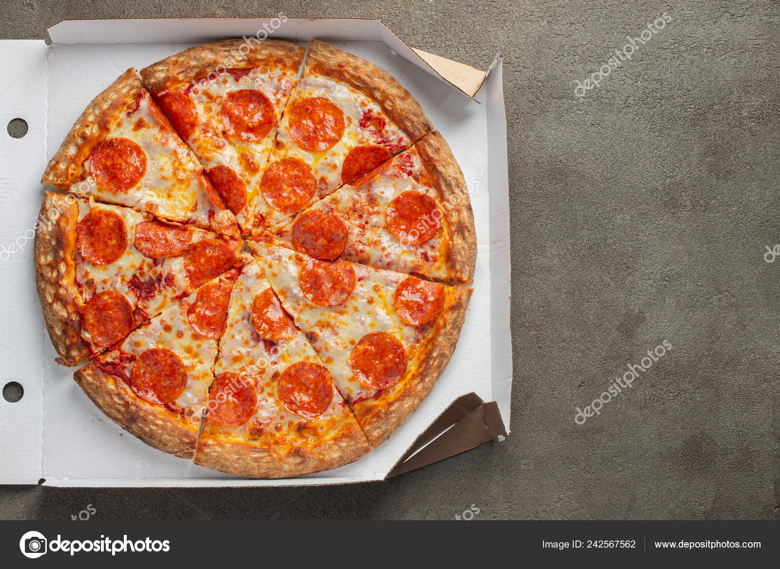 Pepperoni Pizza In Box