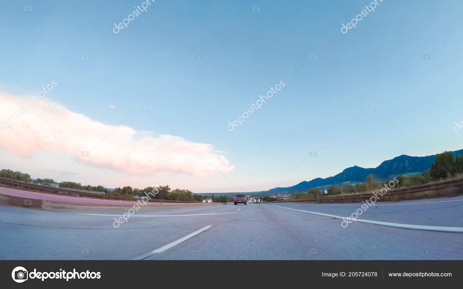 Driving Paved Road Boulder Area Stock Photo by ©urban_light 205724078