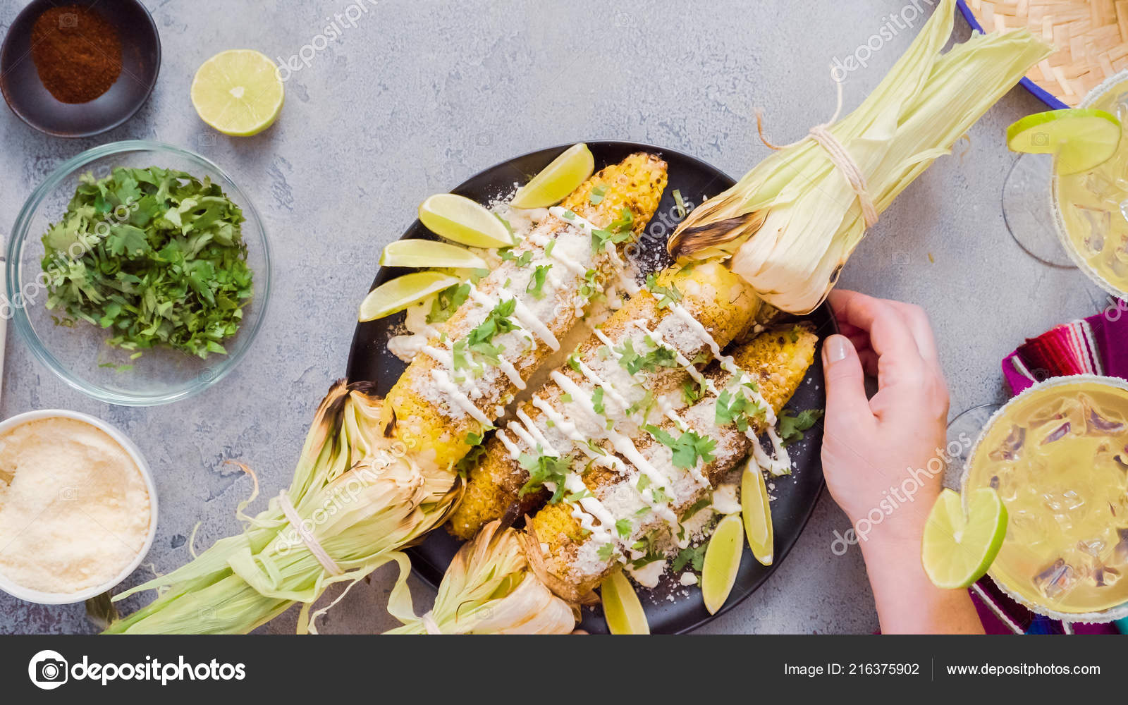 Haciendo Maíz Mexicano Mazorca Elote — Foto de stock © urban_light ...