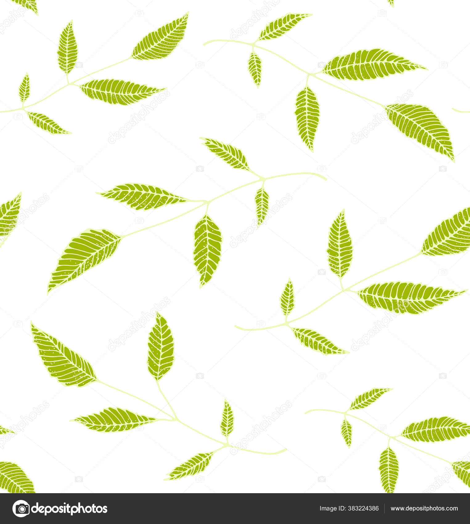 Leaves Decorative Tileable Backdrop Design Background Color Vector ...