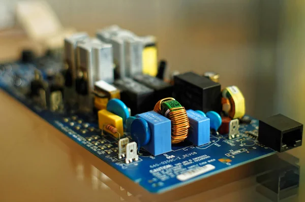 Piece of electronic equipment - various electronic components mounted ...