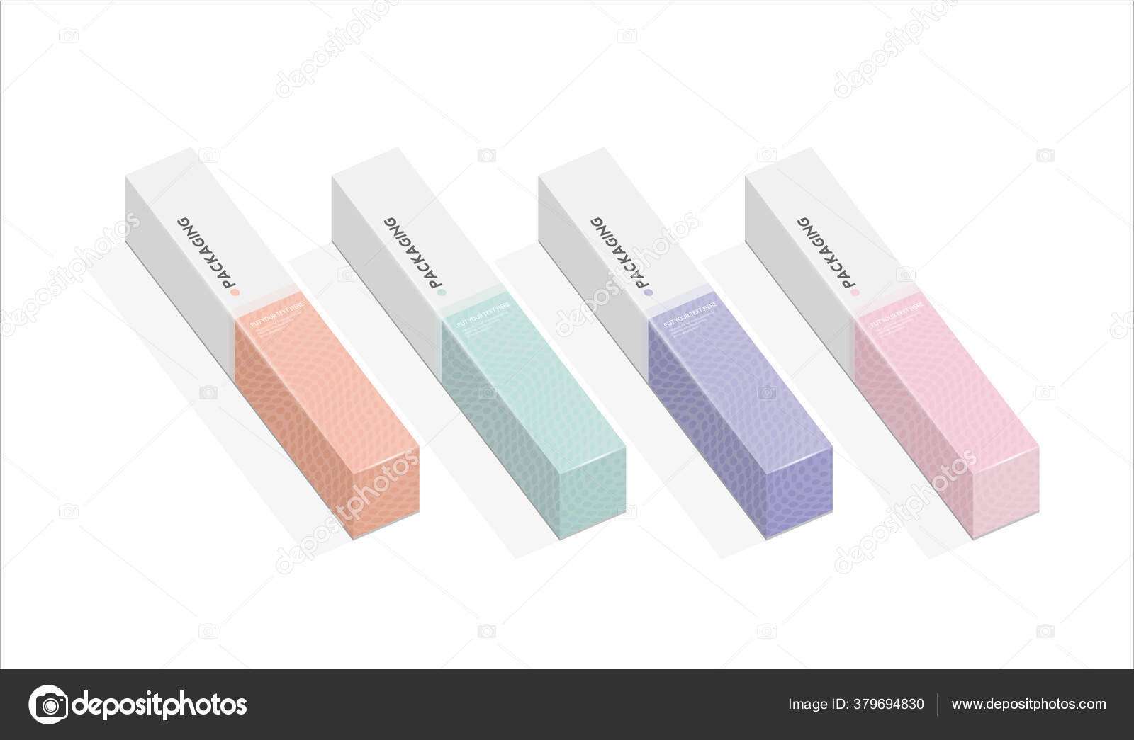 Box Packaging Template Product Vector Design Illustration Stock Vector ...