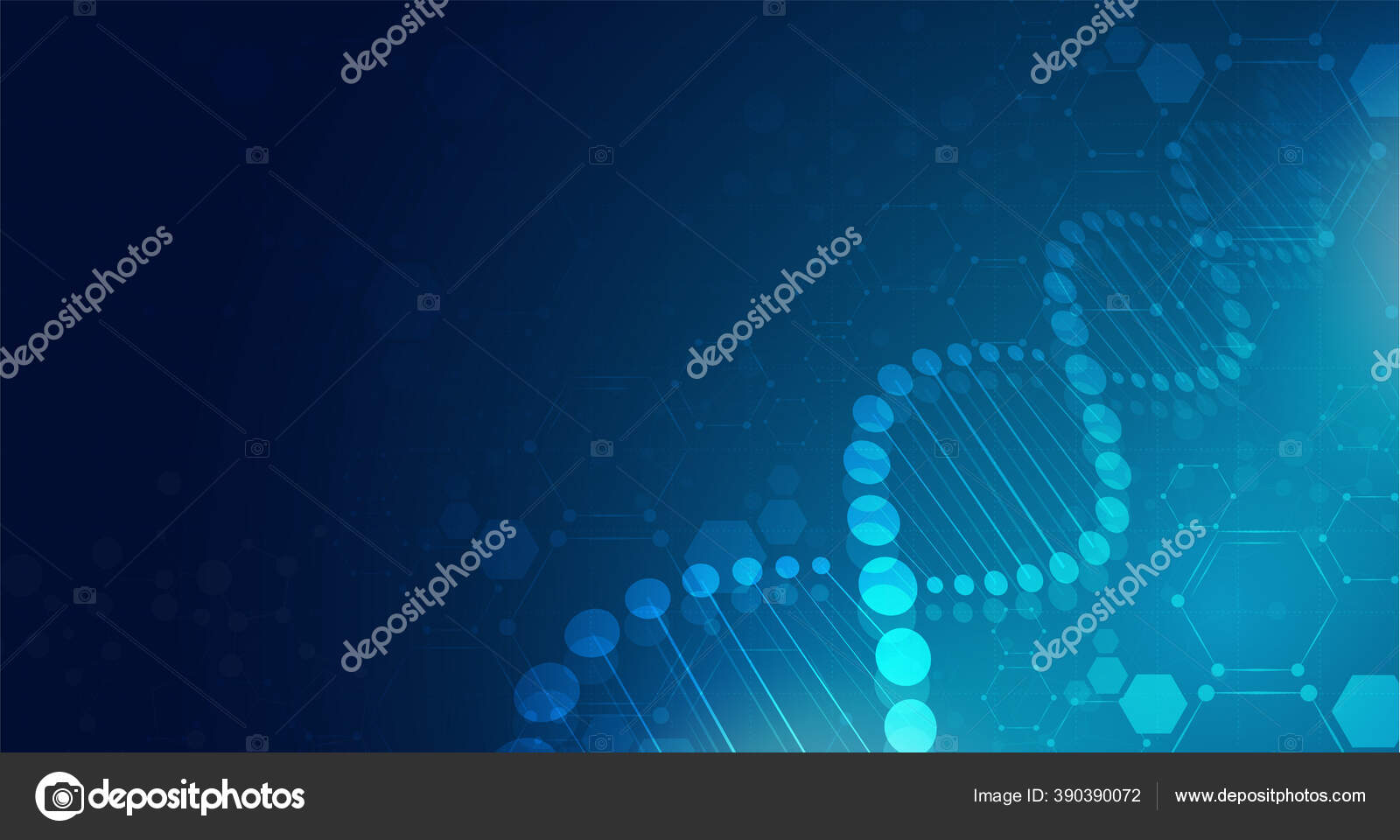 Dna Digital Sequence Code Structure Glow Science Concept Nano ...