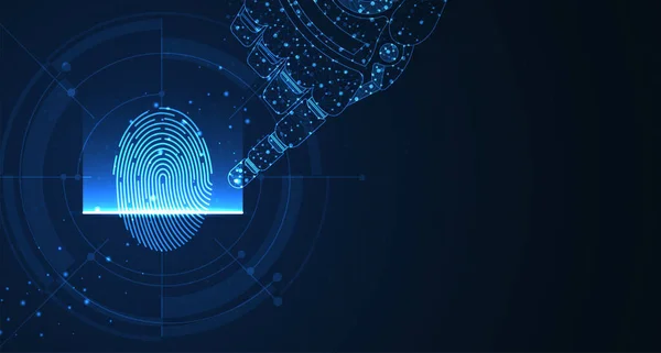 Laser Scanning Fingerprint Digital Biometric Security Technology Low ...