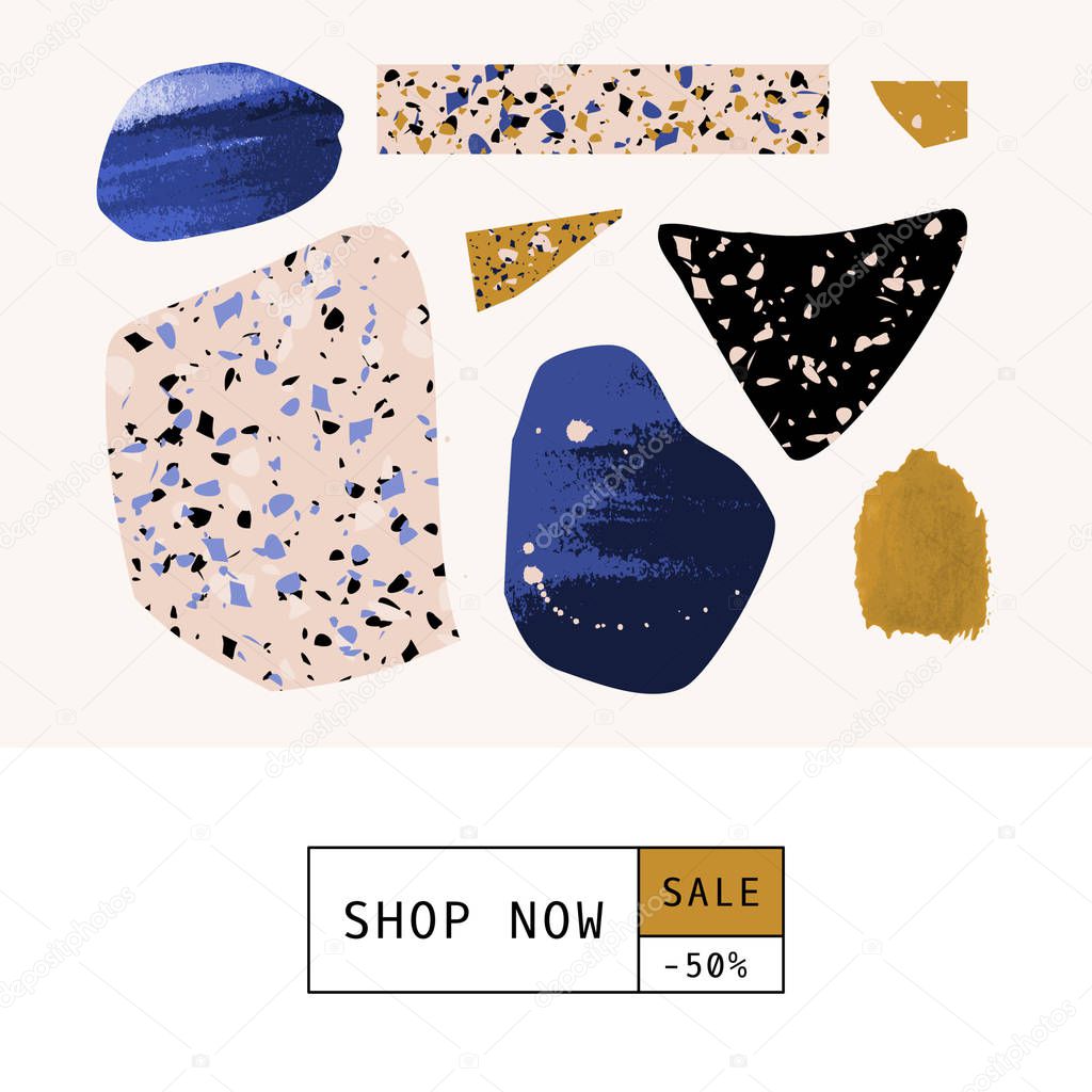 Plantilla de diseño Collage cuadrado contemporáneo 2023