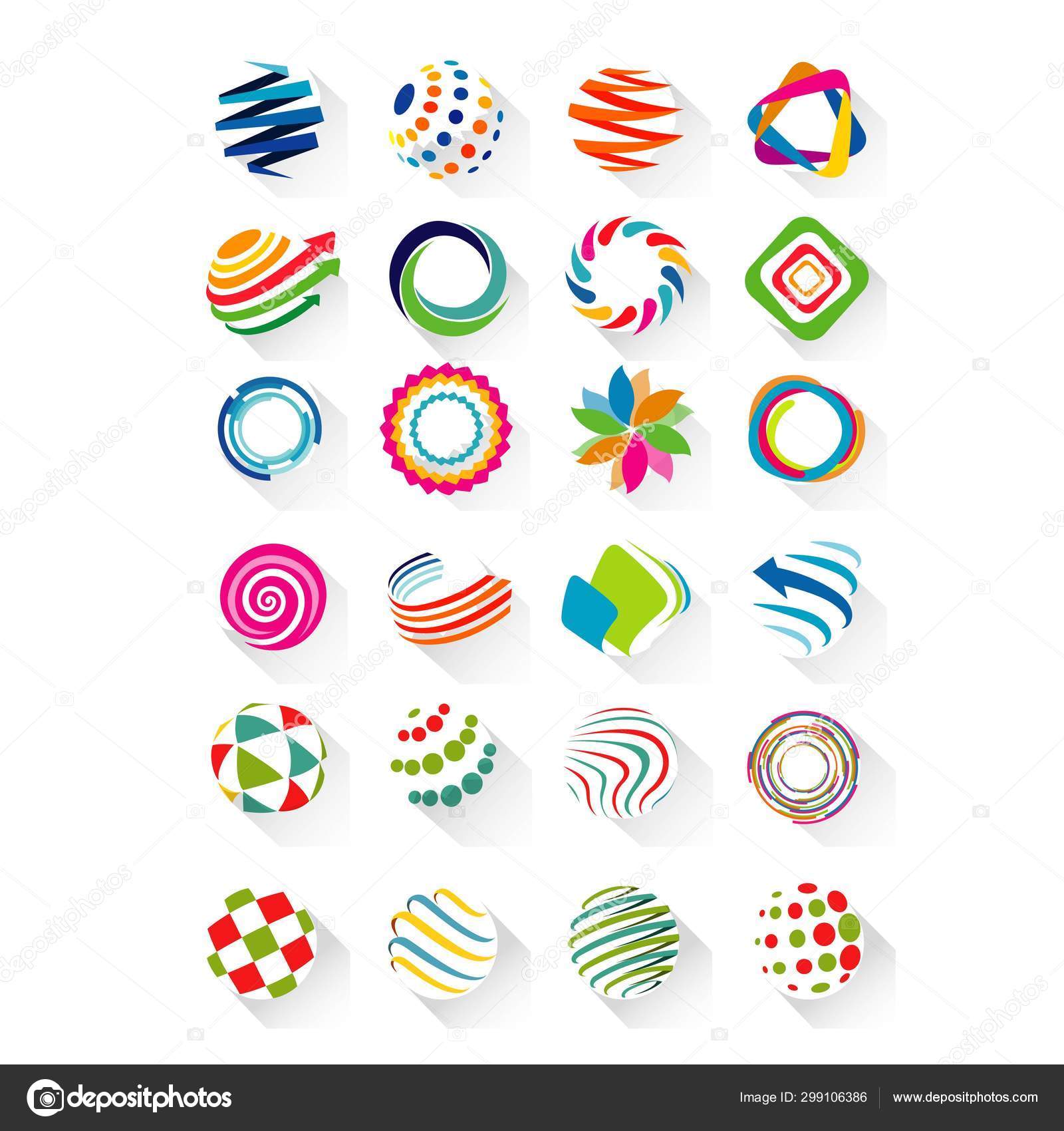 Set Mixed Business Logo Design Vector Stock Vector by ©ivazyah.art ...