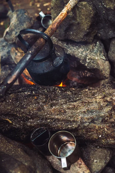 Magic kettle and campfire Stock Photos, Royalty Free Magic kettle and ...