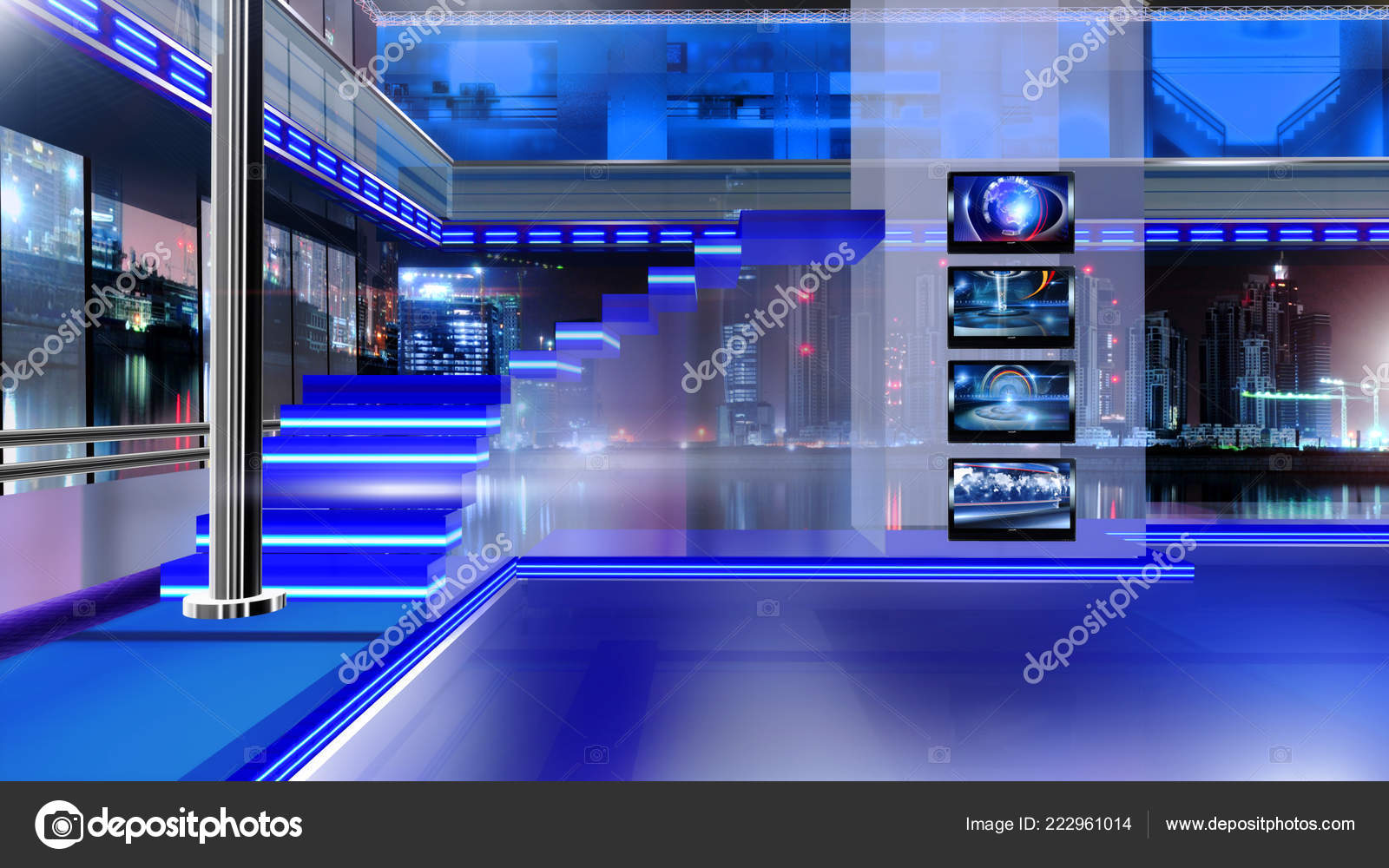 Rendering Virtual Set Studio Chroma Footage Realize Your Vision ...