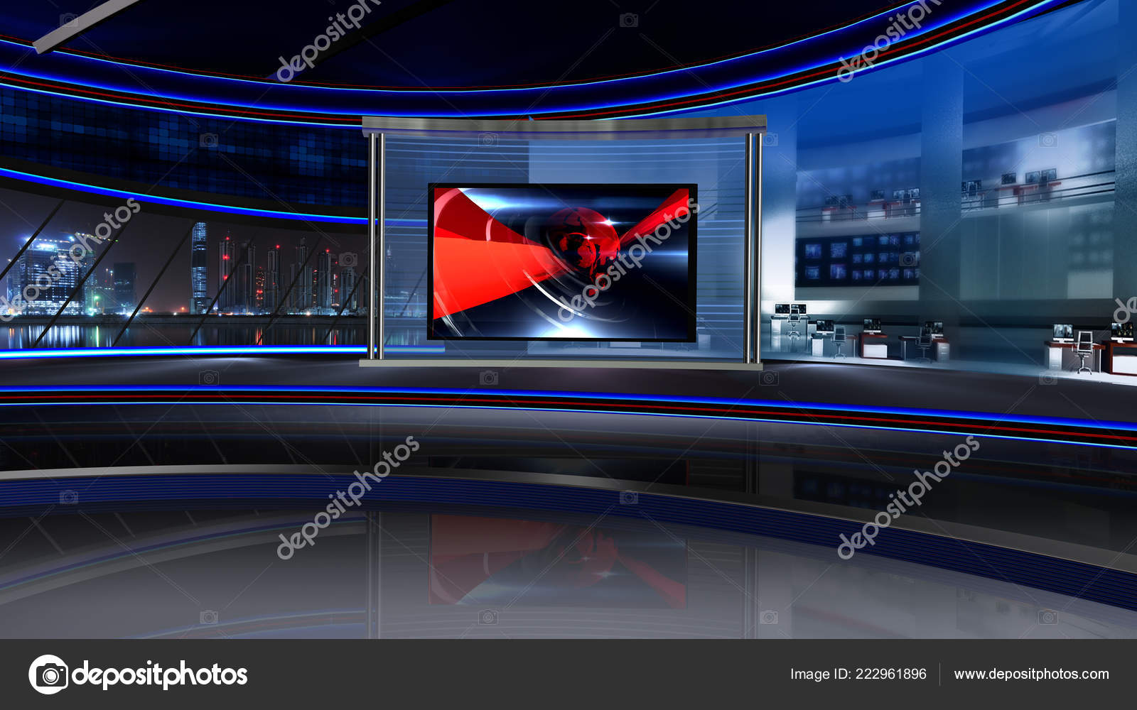 Rendering Virtual Set Studio Chroma Footage Realize Your Vision ...