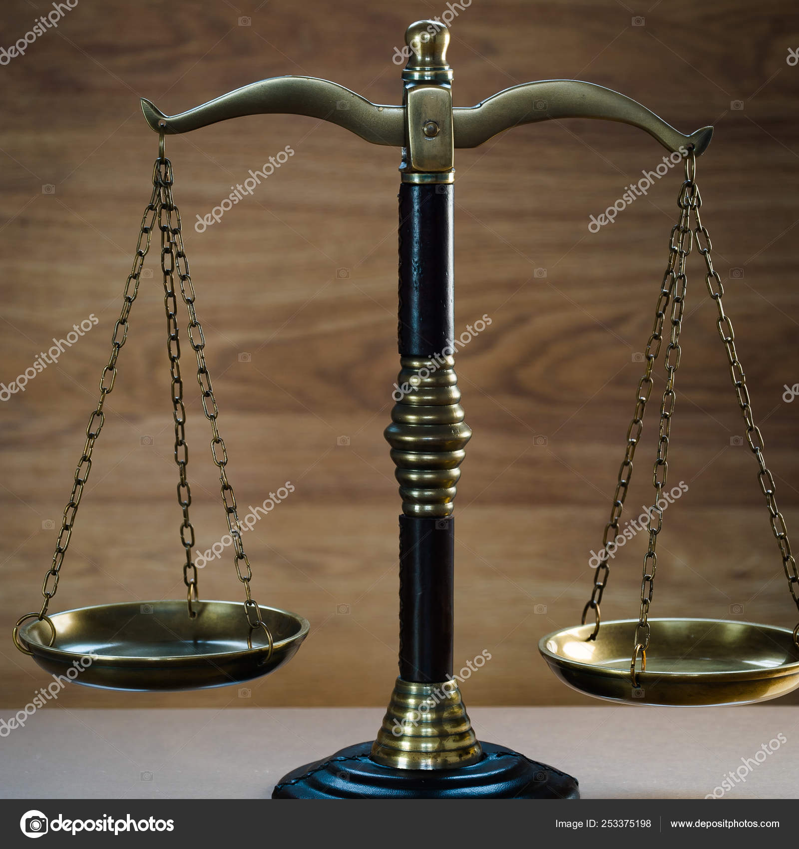 Themis Scales Isolated Blurred Background Stock Photo by ©AerialMike ...