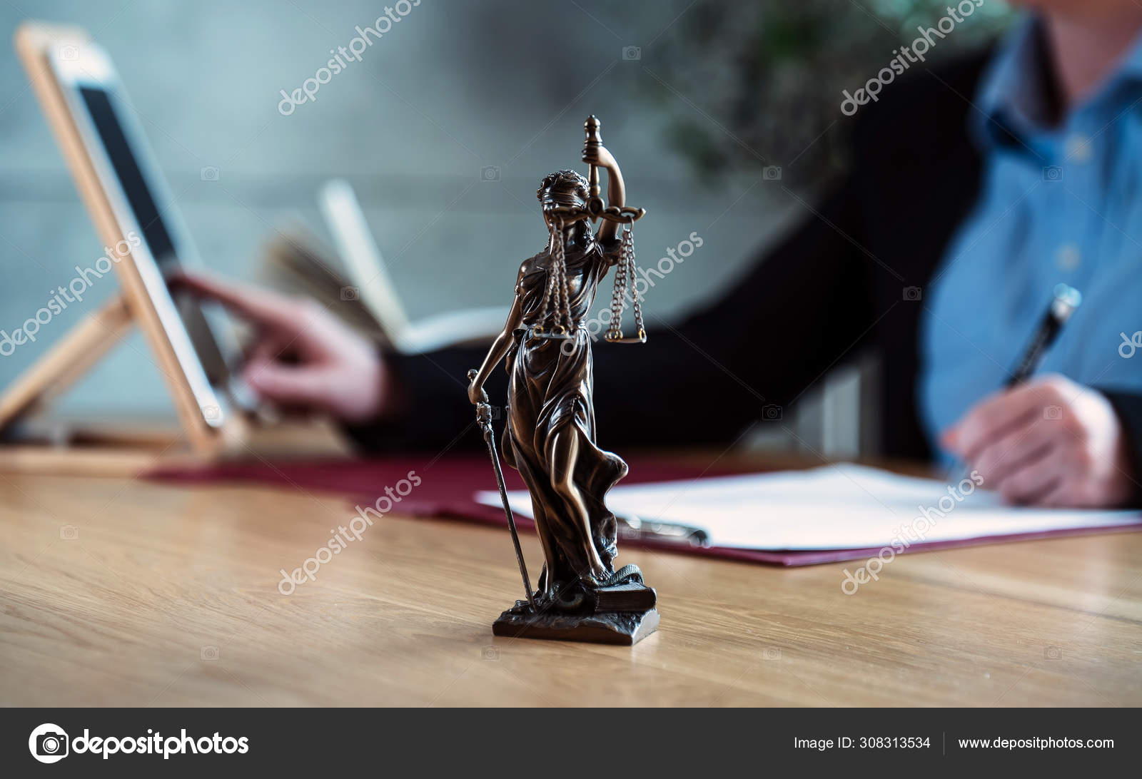Judge Working Table Symbols Law Justice Stock Photo by ©AerialMike ...