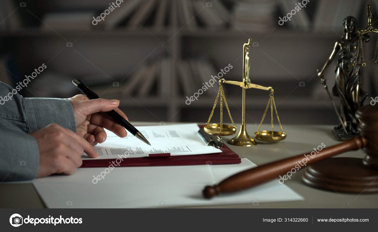 Judge Working Table Symbols Law Justice Stock Photo by ©AerialMike ...
