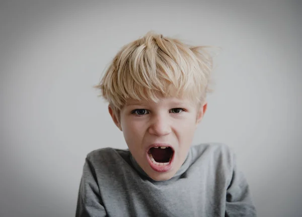 Agressive angry conflict child — Stock Photo © Nadezhda1906 #192394320