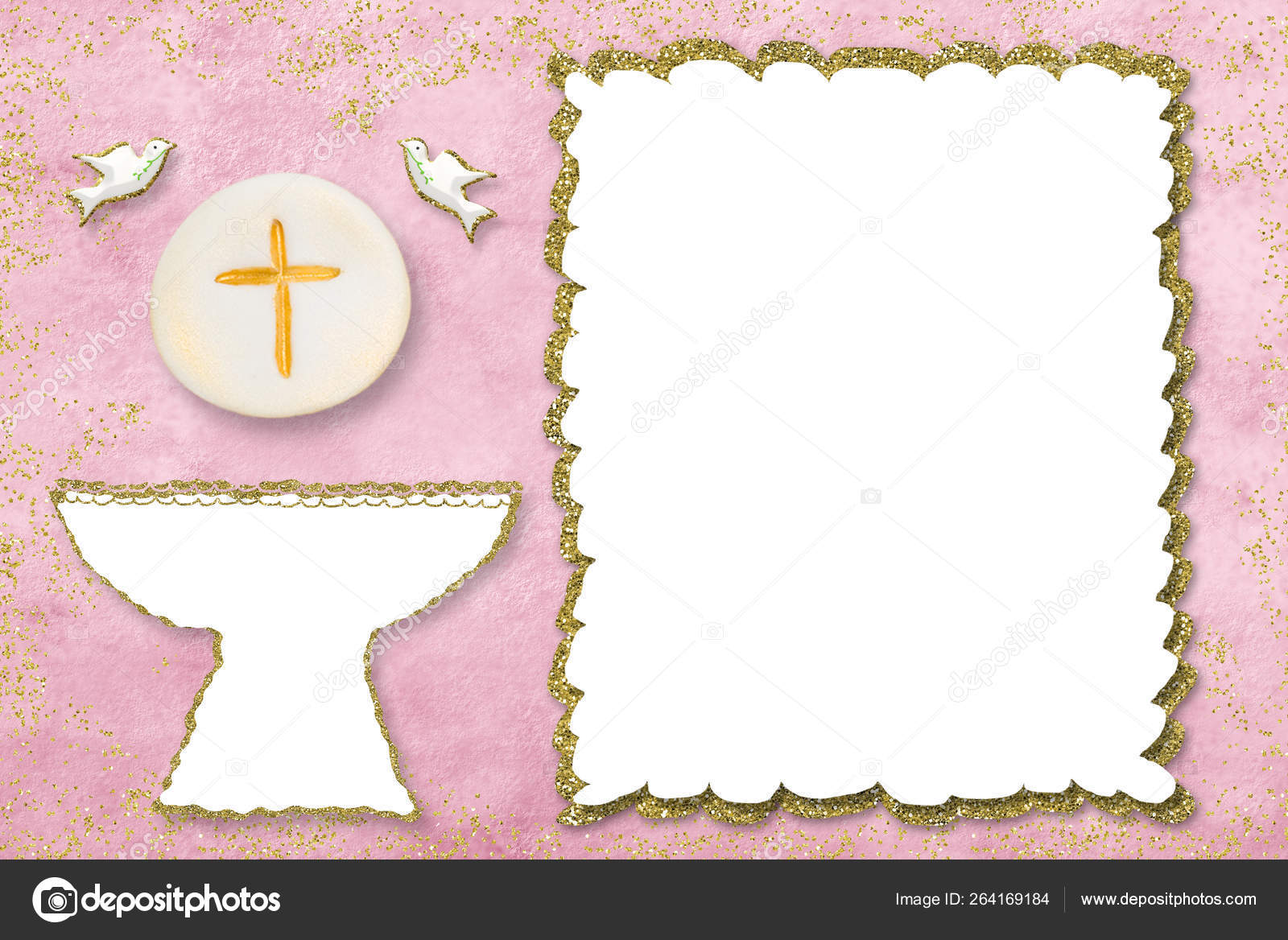 First Holy Communion Blank Invitations