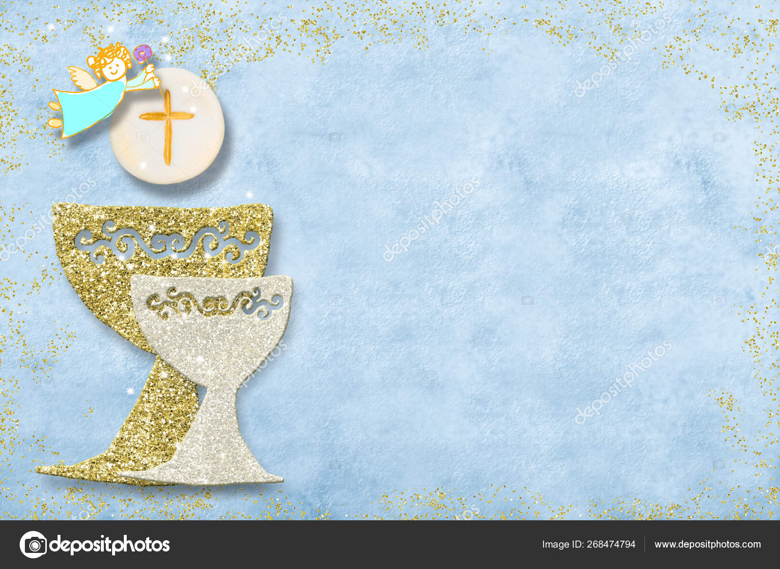 First Holy Communion Blank Invitations