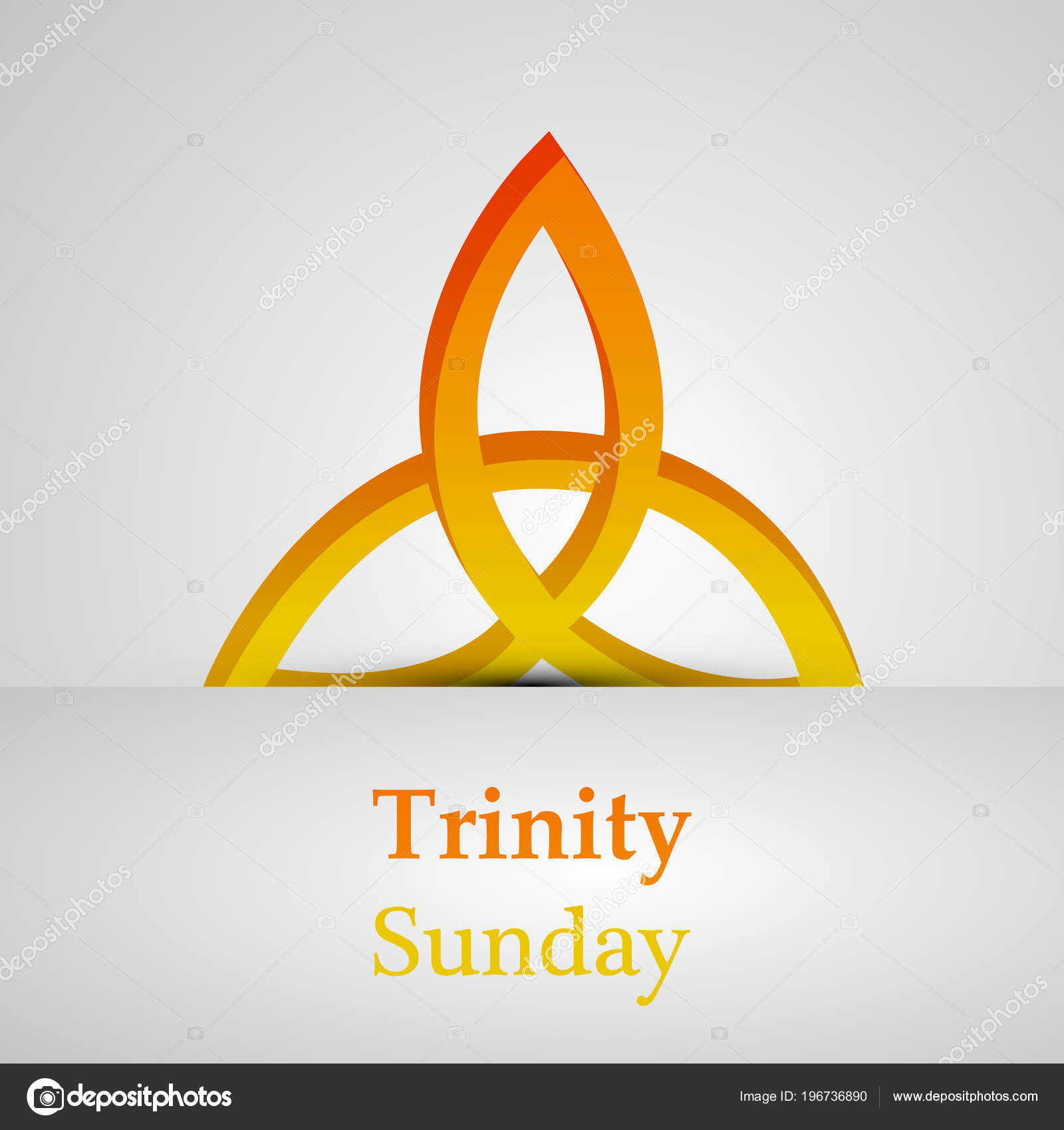 Illustration Background Trinity Sunday Stock Vector by ©InfiniteGraphic ...