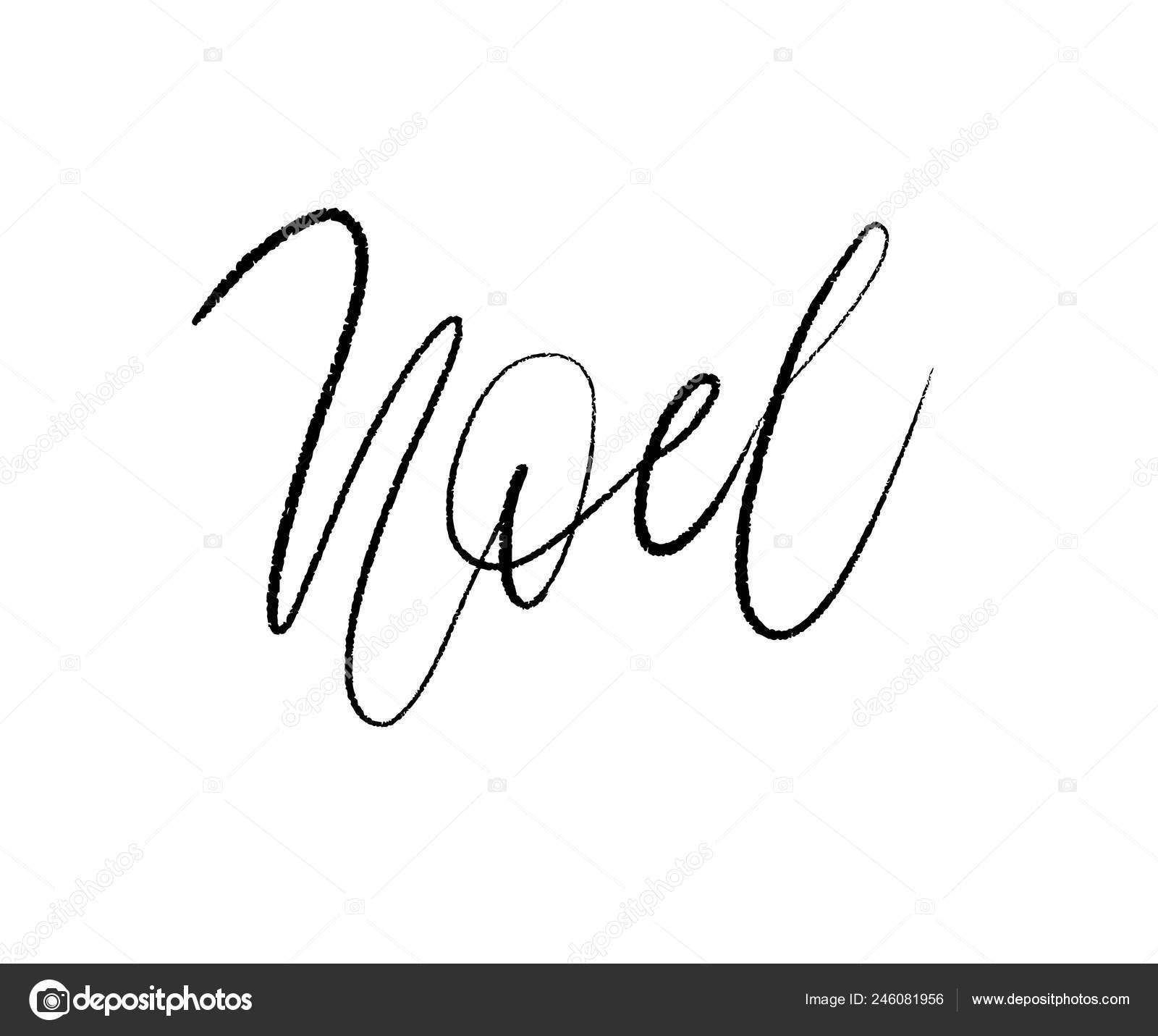 Vector Illustration Noel Word Stock Vector Image by ©Ivchenko_Evgeniya ...