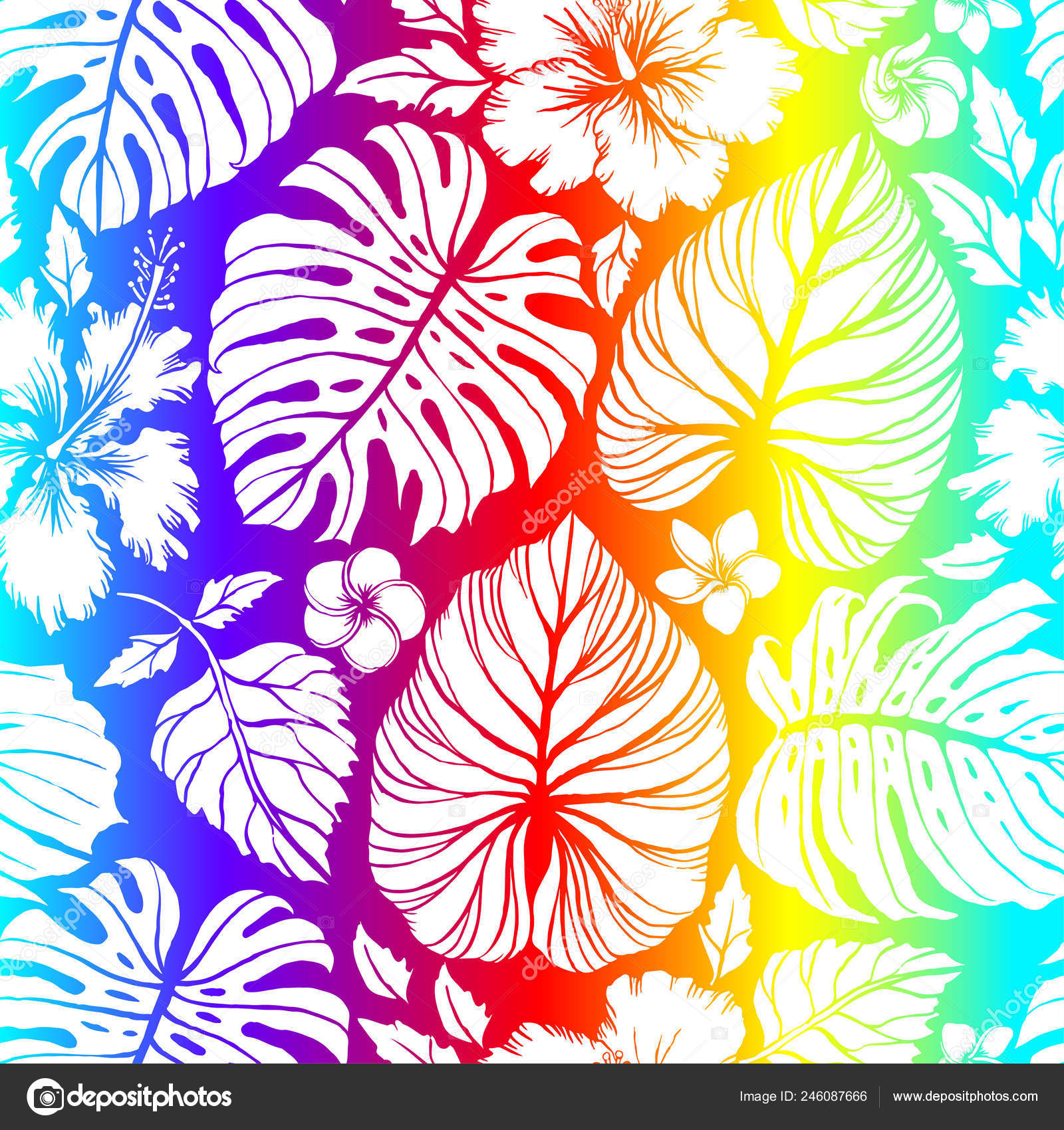 Hawaiian Wallpaper Pattern