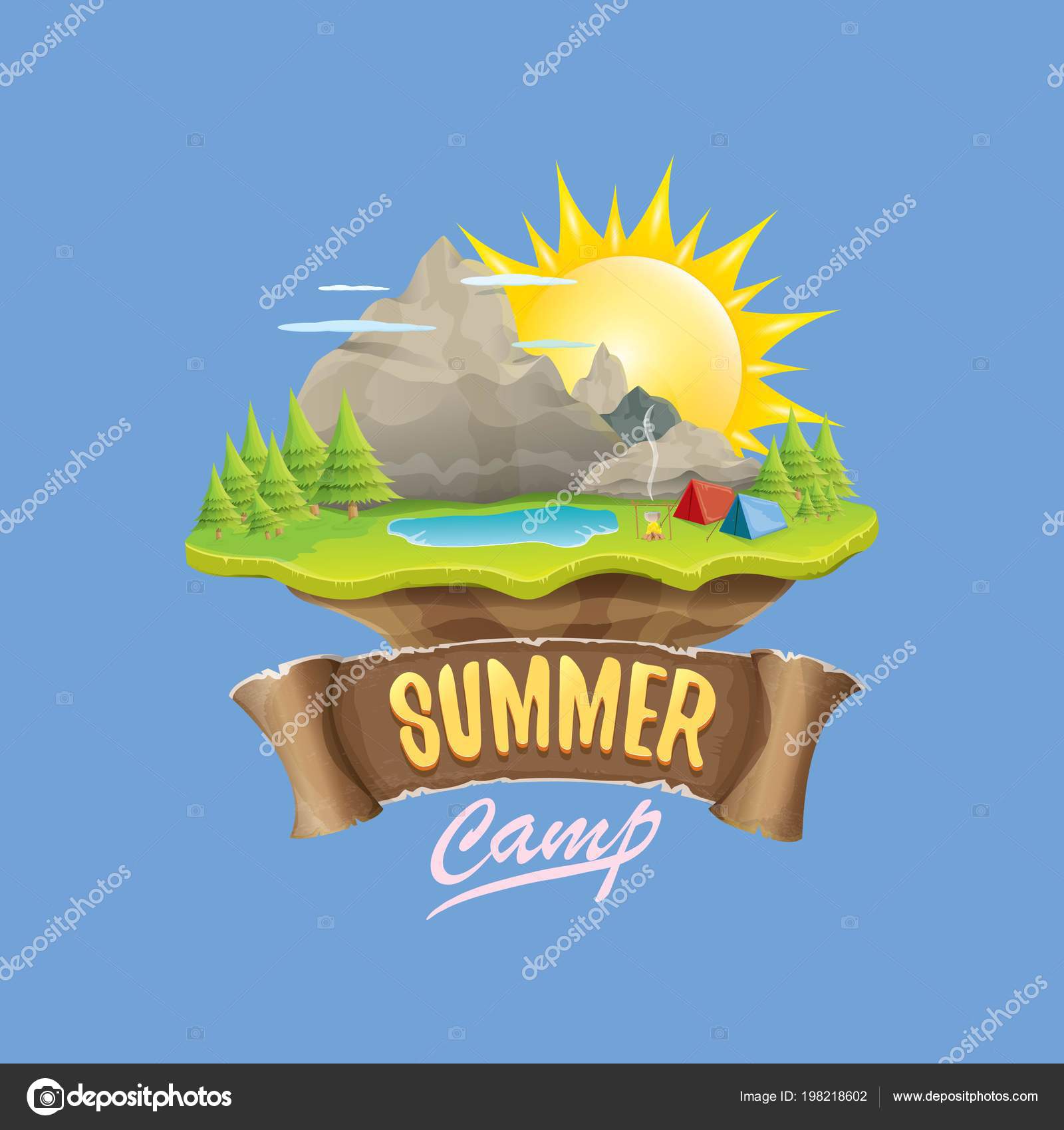 Youth Camp Logo Design