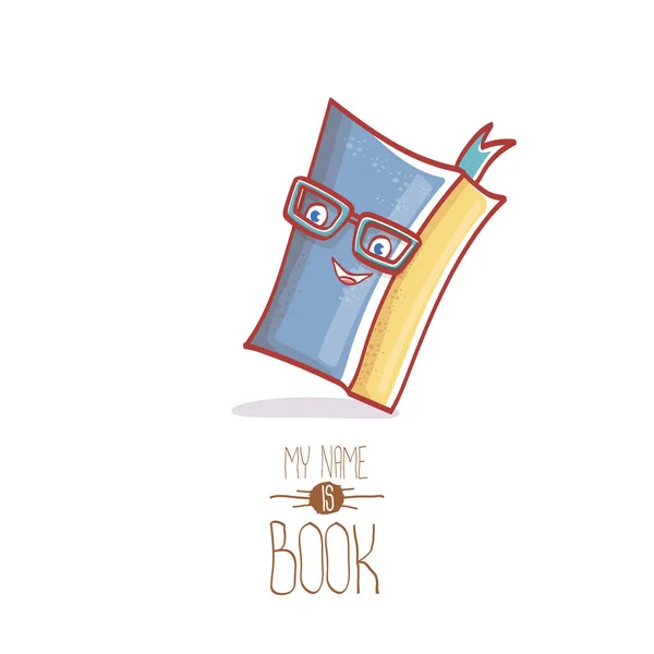 Cute cartoon book character with eyes isolated on white background. My ...