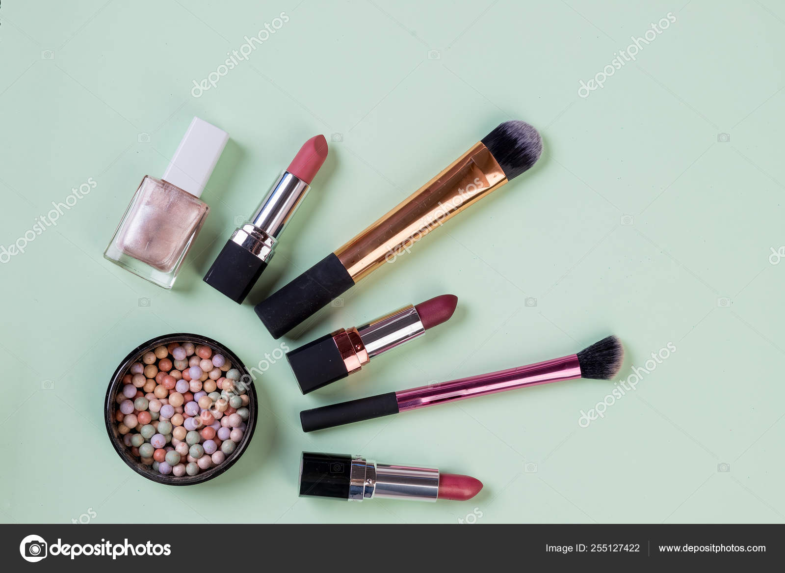 Makeup Collage Background