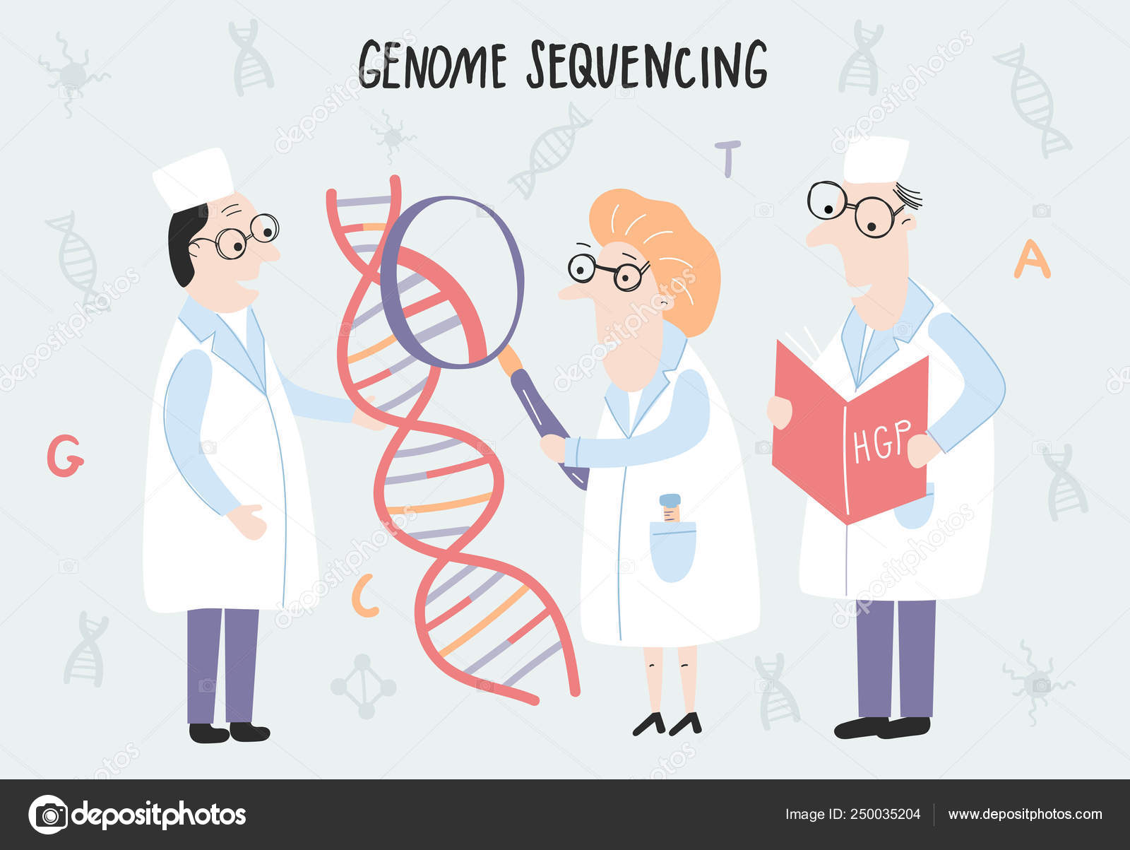 Dna Sequencing Cartoon