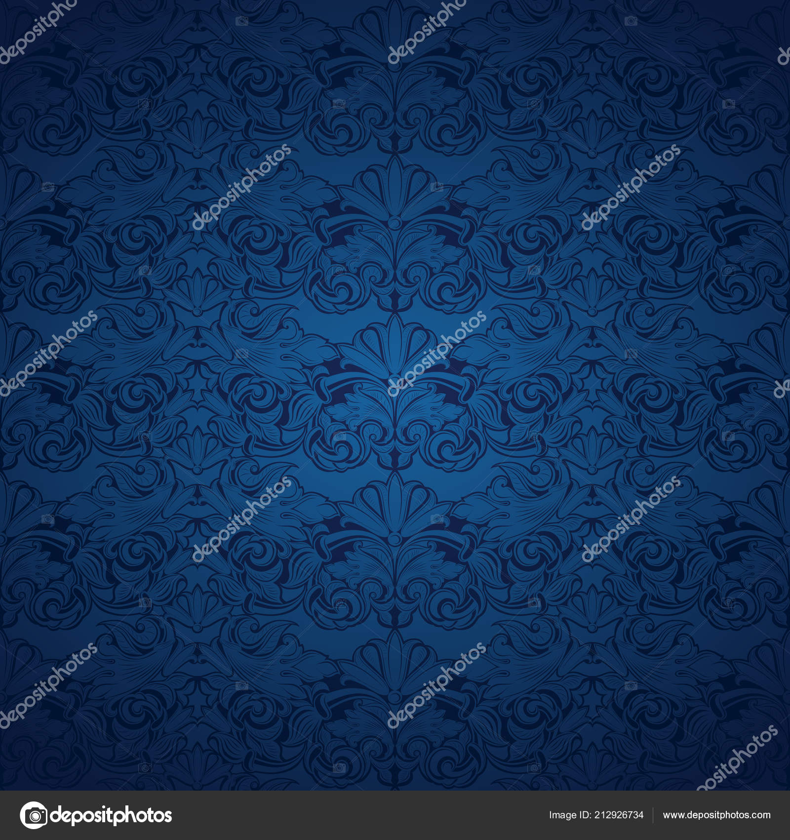 Royal Blue Background Vintage