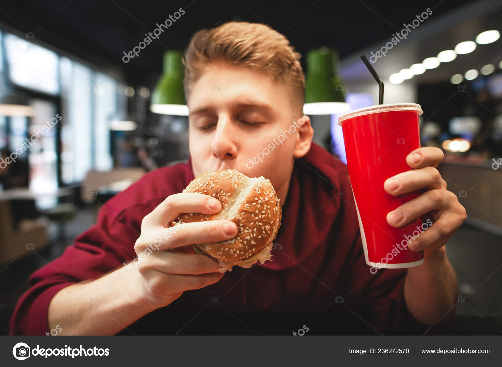 Funny Eating Junk Food