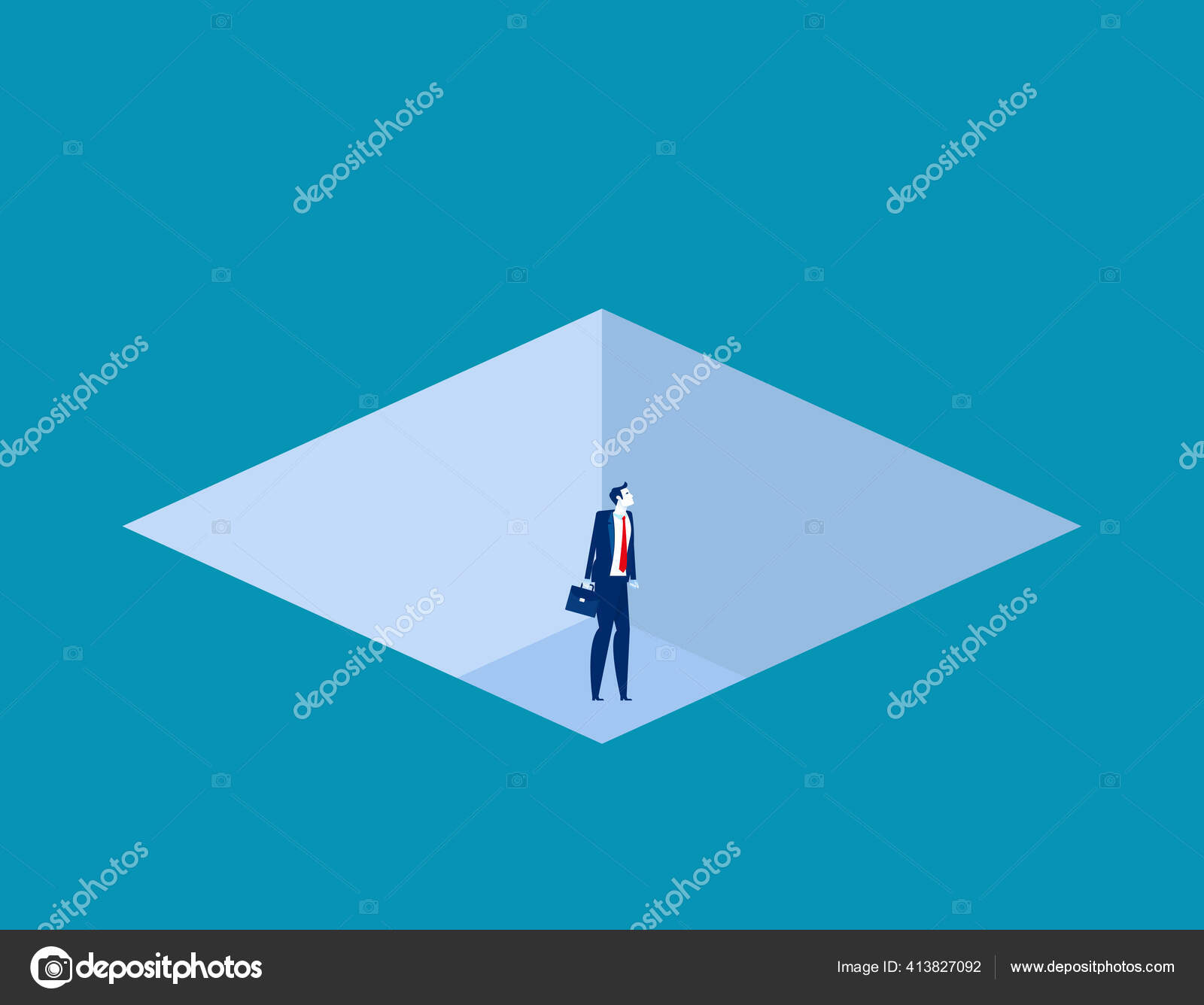 Business Fell Trapped Business Trap Concept Stock Vector by ©zentro ...