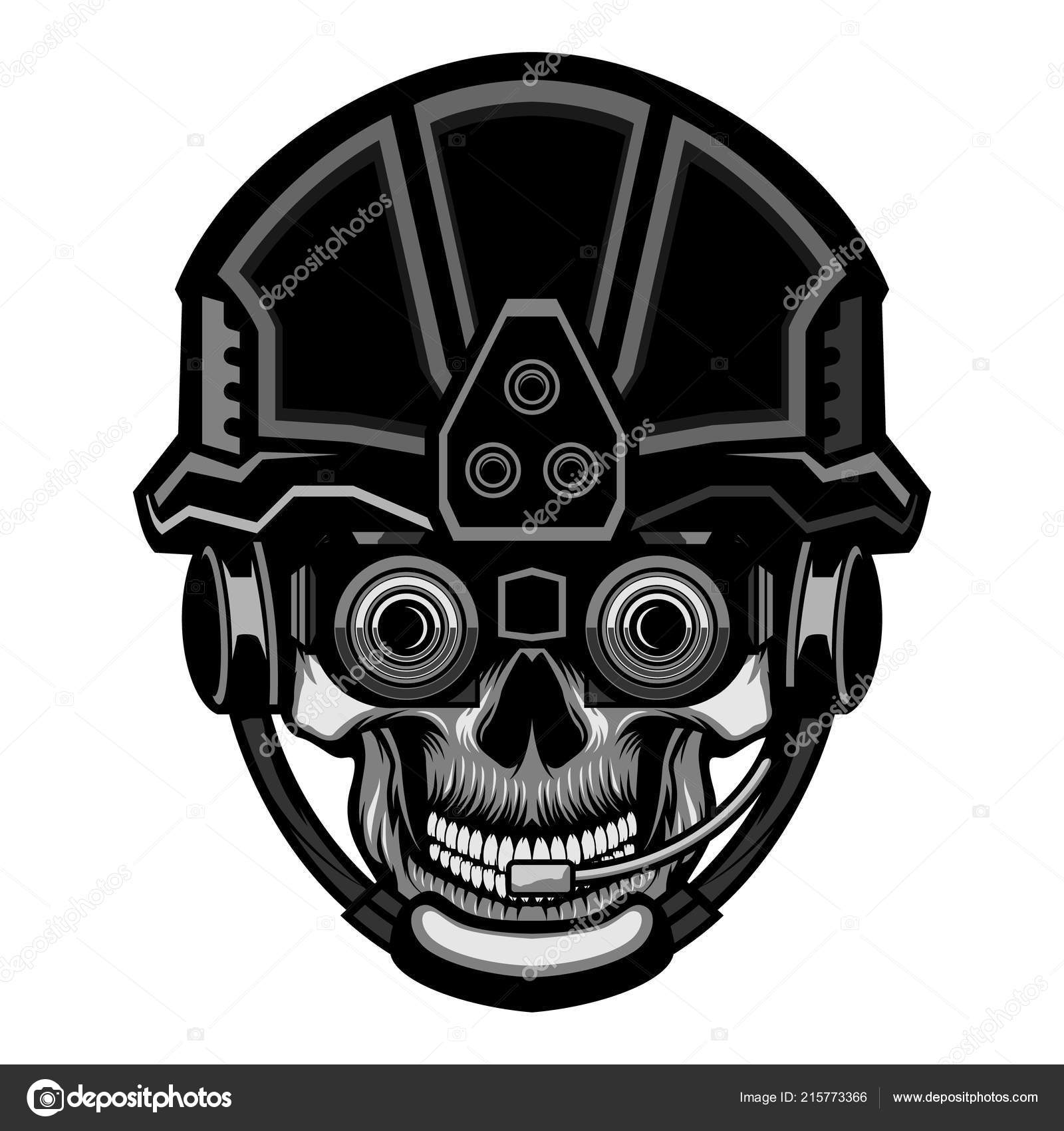 Tactical Skull Logo