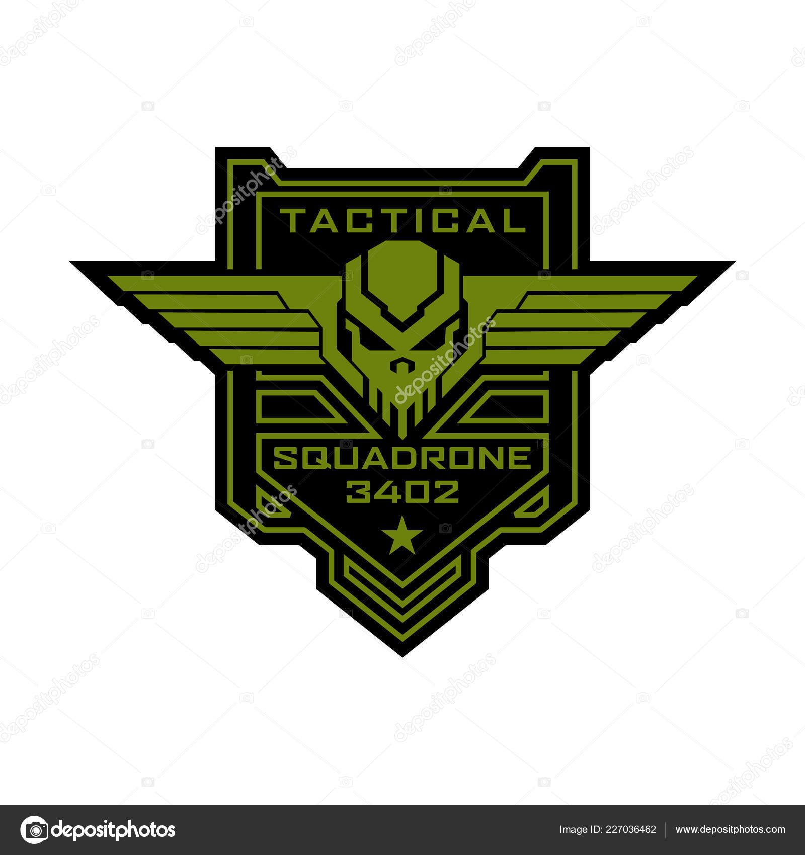 Military Skull Logos