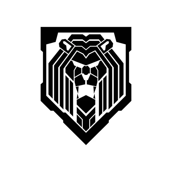 Dragon Head Military Tactical Logo Design Illustration Stock Vector ...