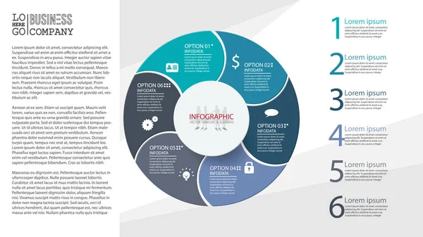 6 step infographic Vector Art Stock Images | Depositphotos