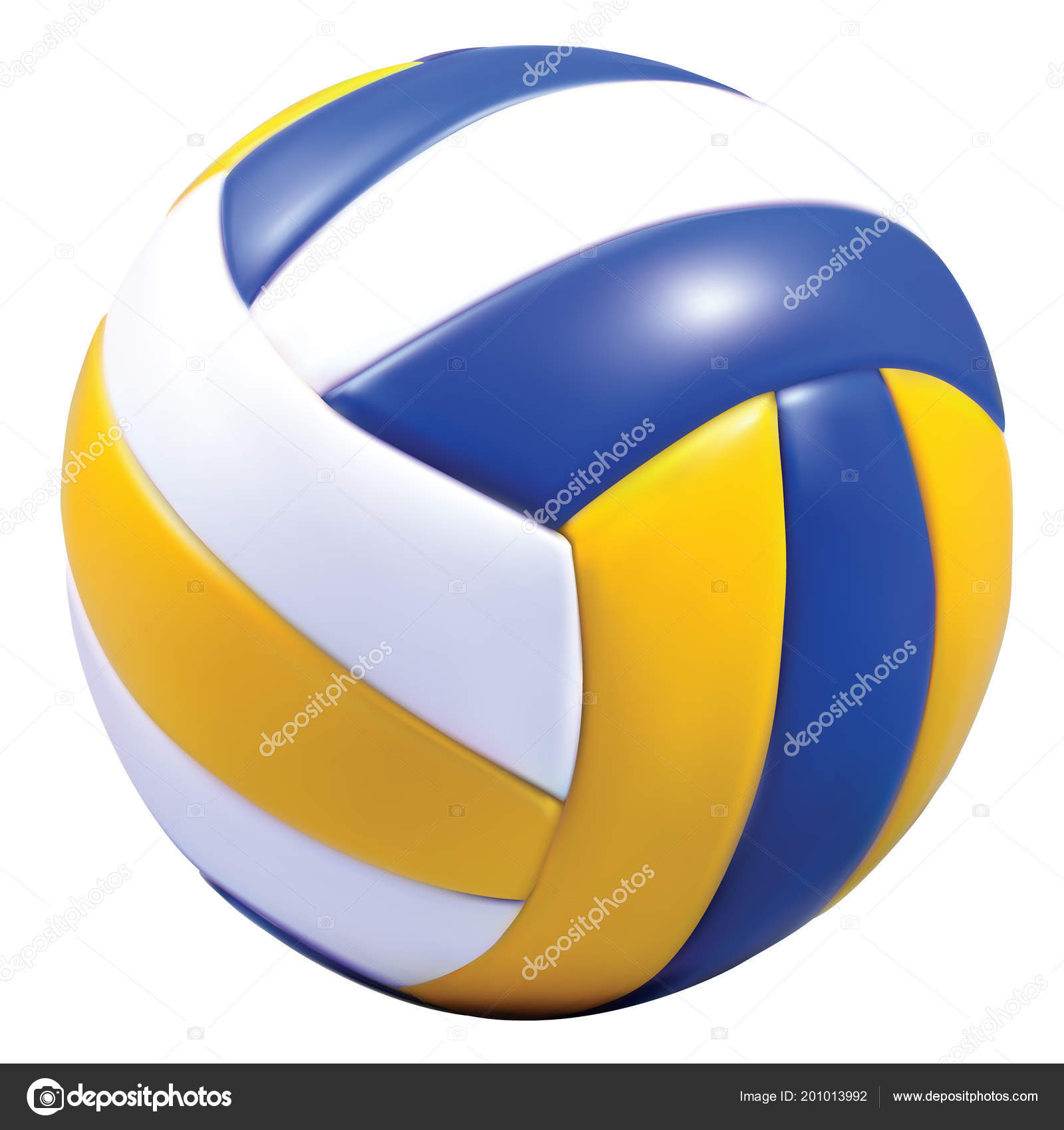 Realistic Vector Colorful Volleyball Stock Vector Image by ©mercan1299 ...