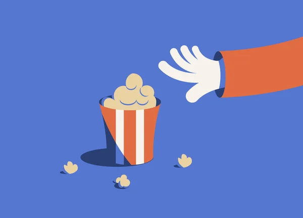 21,902,144 Popcorn eating Vector Images | Depositphotos