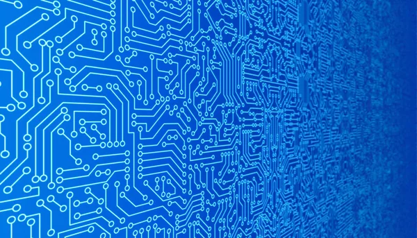 Blue Circuit Board Pattern Texture High Tech Background Digital Computer Stock Photo by ...