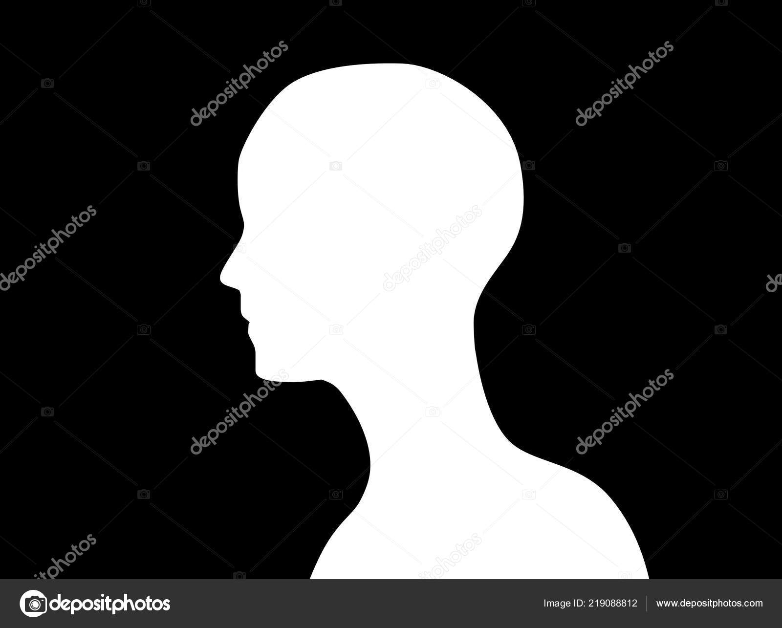 Side Profile Face Silhouette