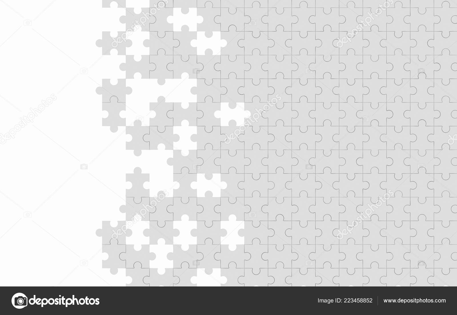 Jigsaw Puzzle Pattern Texture Separated Strategy Solution Business ...
