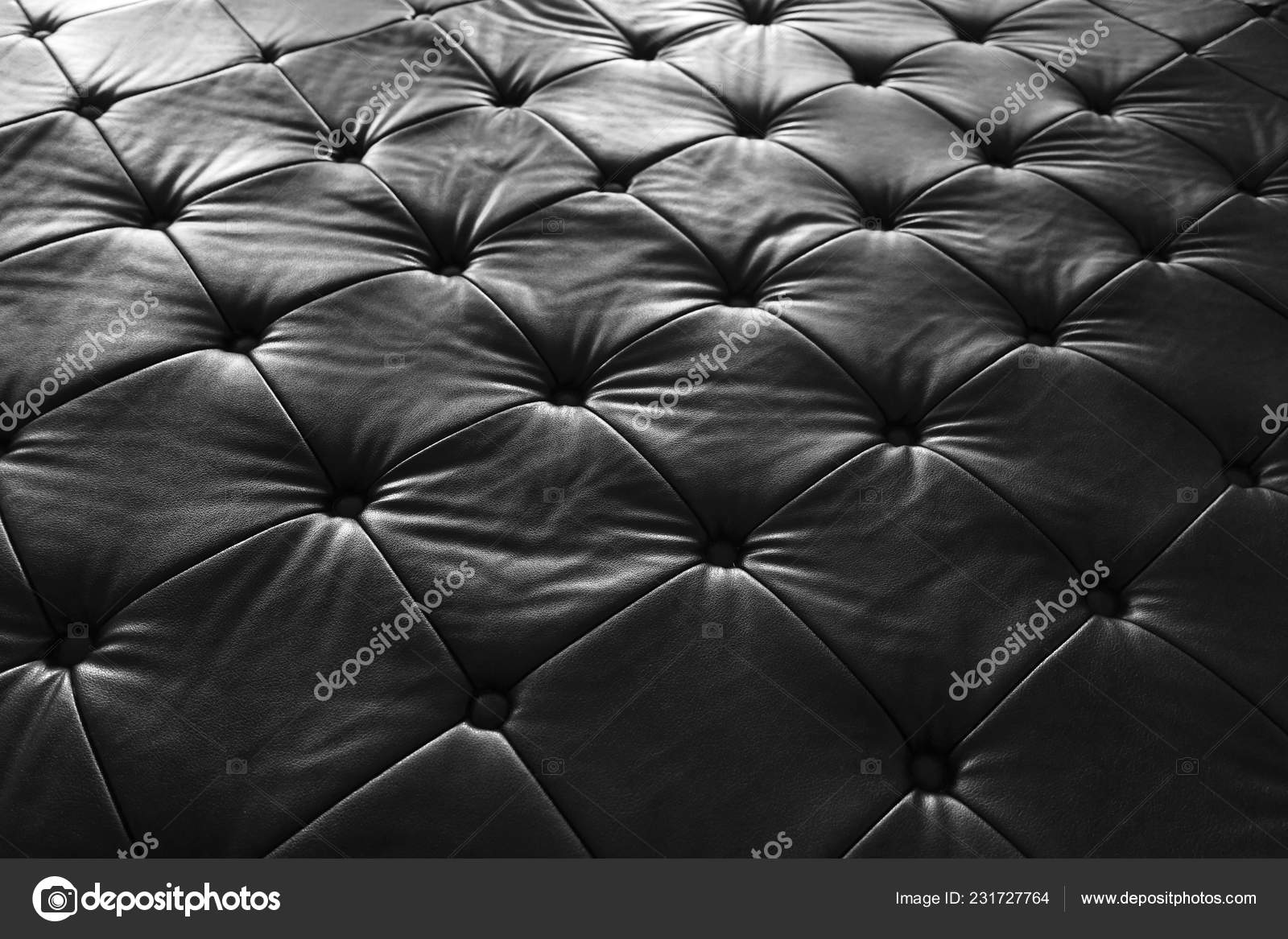 Black Leather Sofa Texture