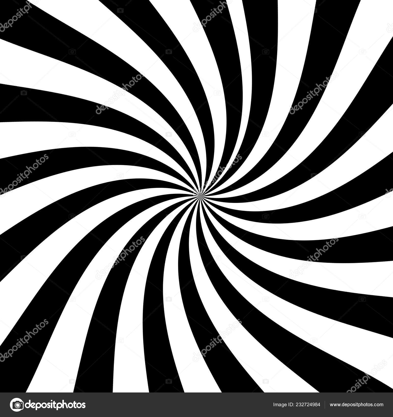 Optical Illusions Black And White Swirl
