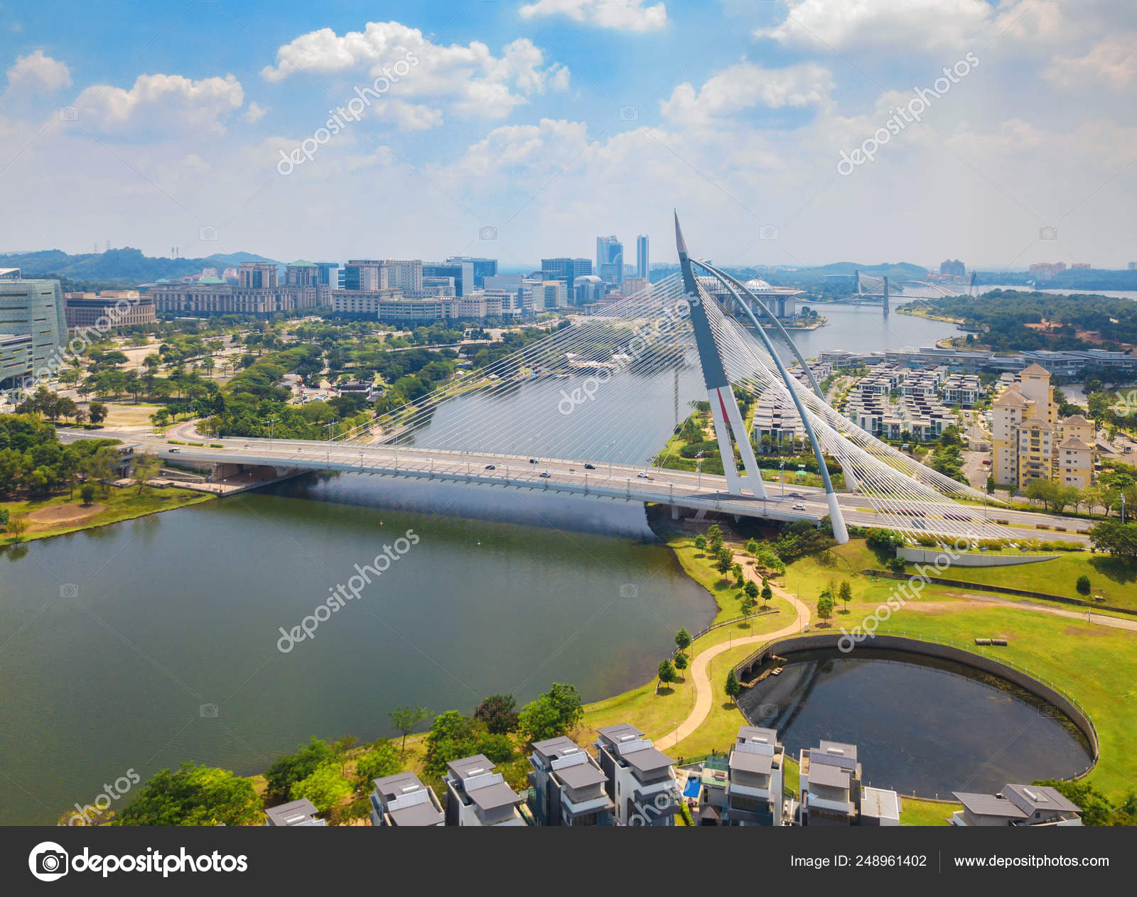 Putra Bridge In Putrajaya