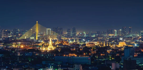 Aerial View Rama Bridge Temple Dawn Wat Arun Rattanakosin Island ...