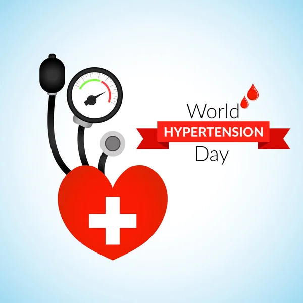 Illustration World Hypertension Day Background Vector Stock Vector by ...