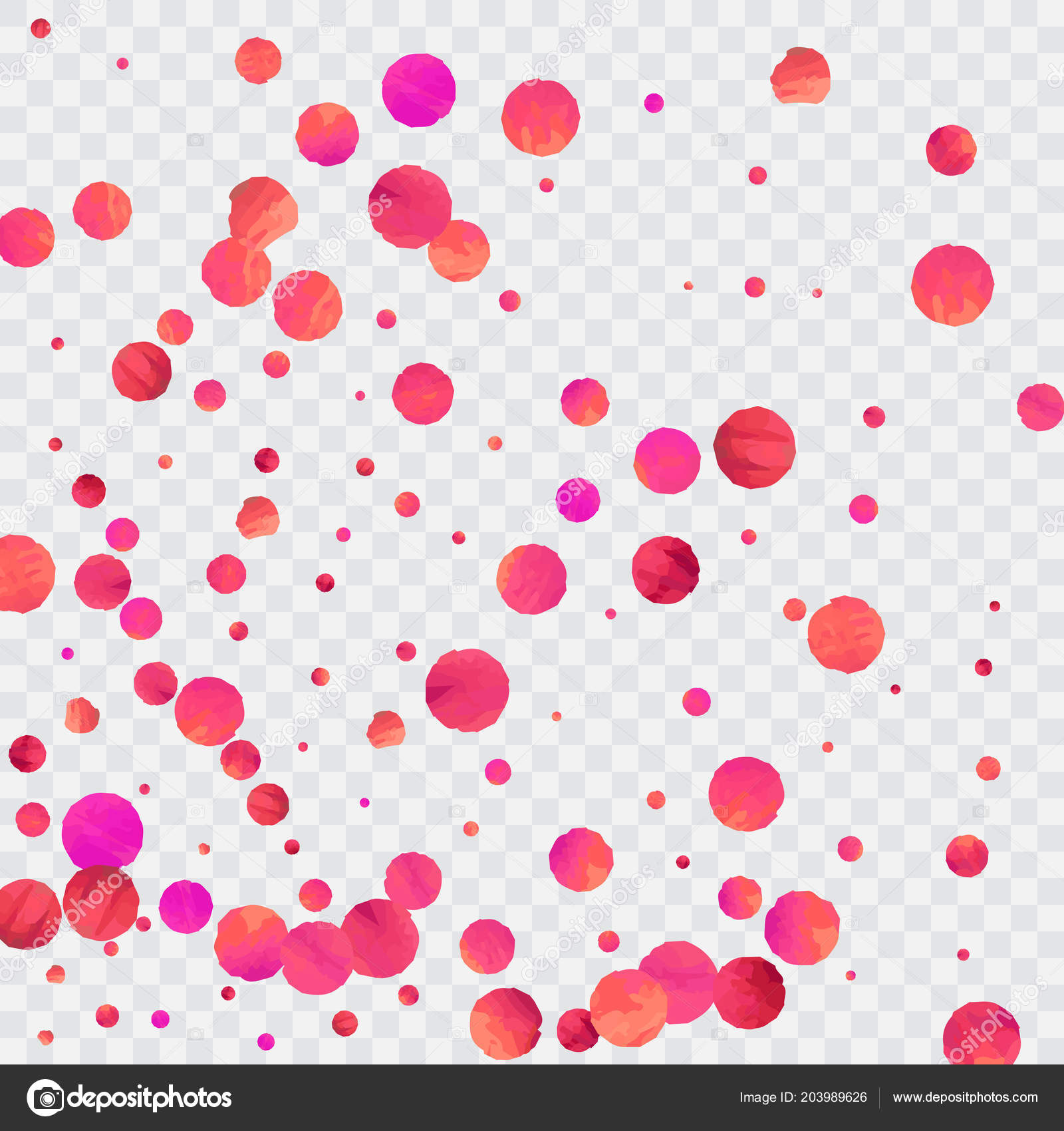 Red confetti background. Stock Vector by ©ExoticVector 203989626