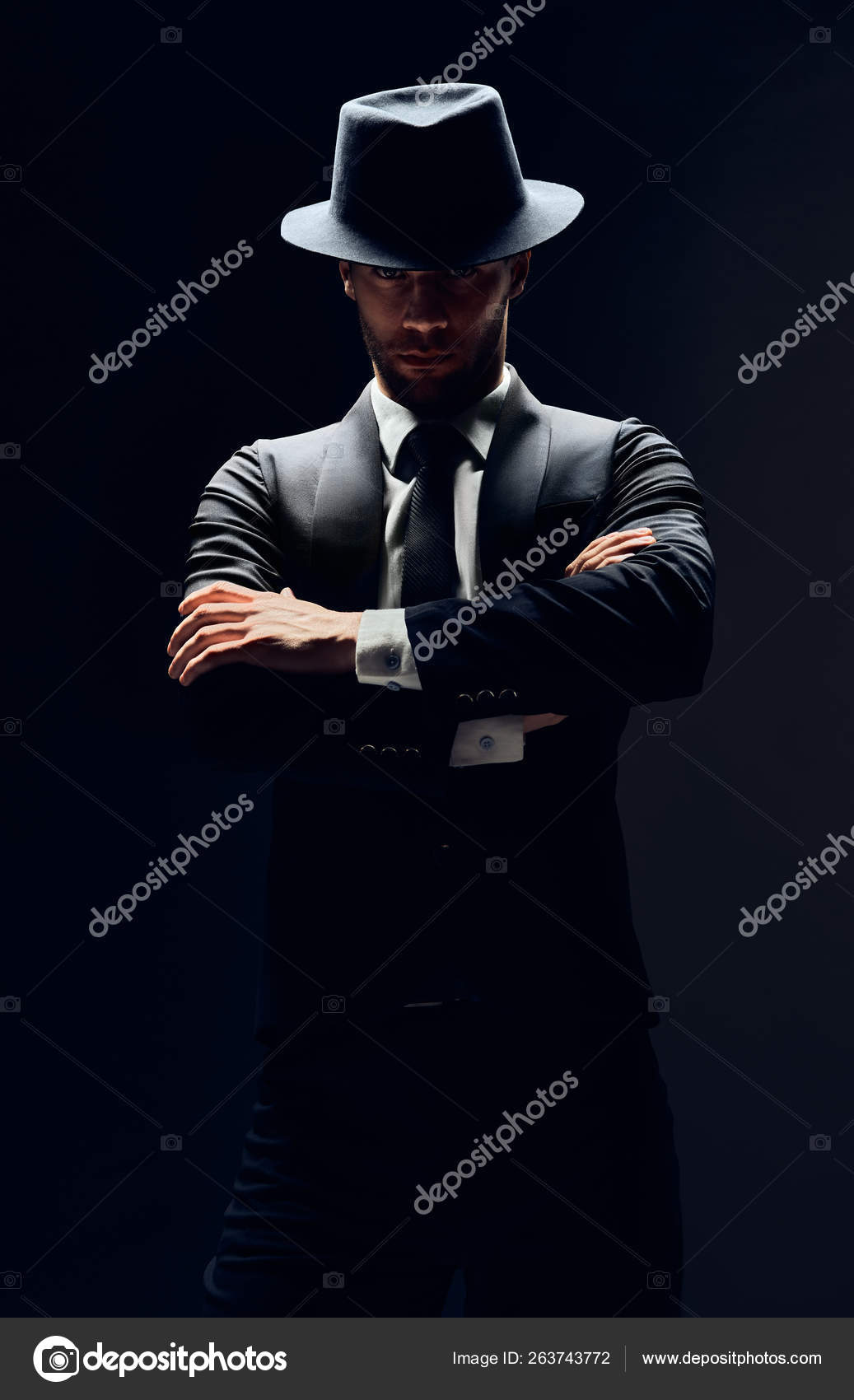 Black Man In Suit And Hat